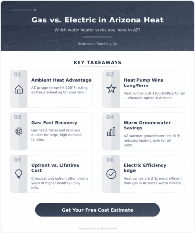 Gas vs. Electric Water Heater in Arizona - Which One Is Cheaper to Run ...